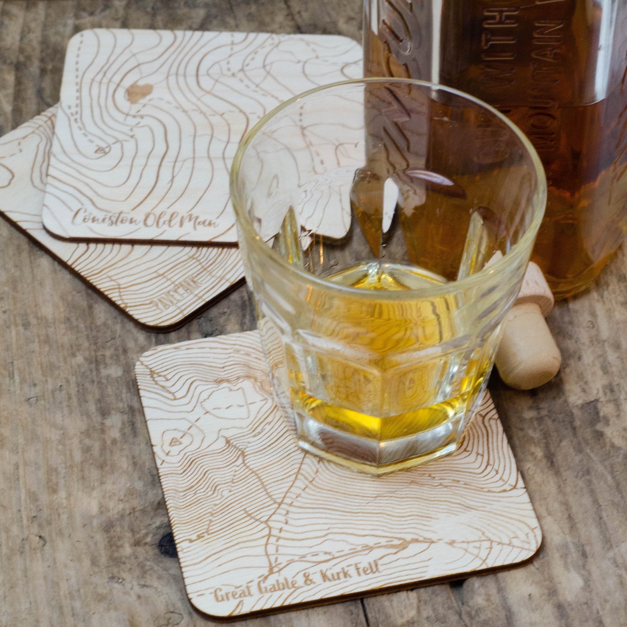 Lake district coaster gift set – Birch and Tides